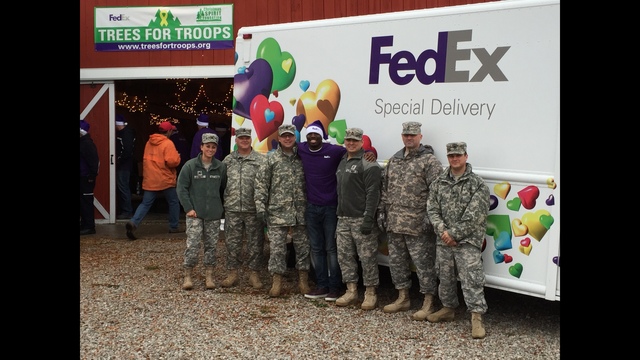 FedEX delivers 18,000 Christmas Trees to U.S. Service members and ...