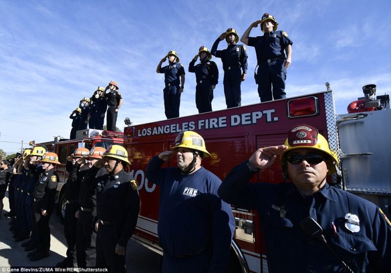 Funeral procession for firefighter stretches over 200 miles! - Tactical ...