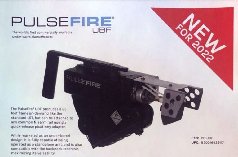 AR Mounted Flamethrower Launched at Shot Show - Tactical Sh*t